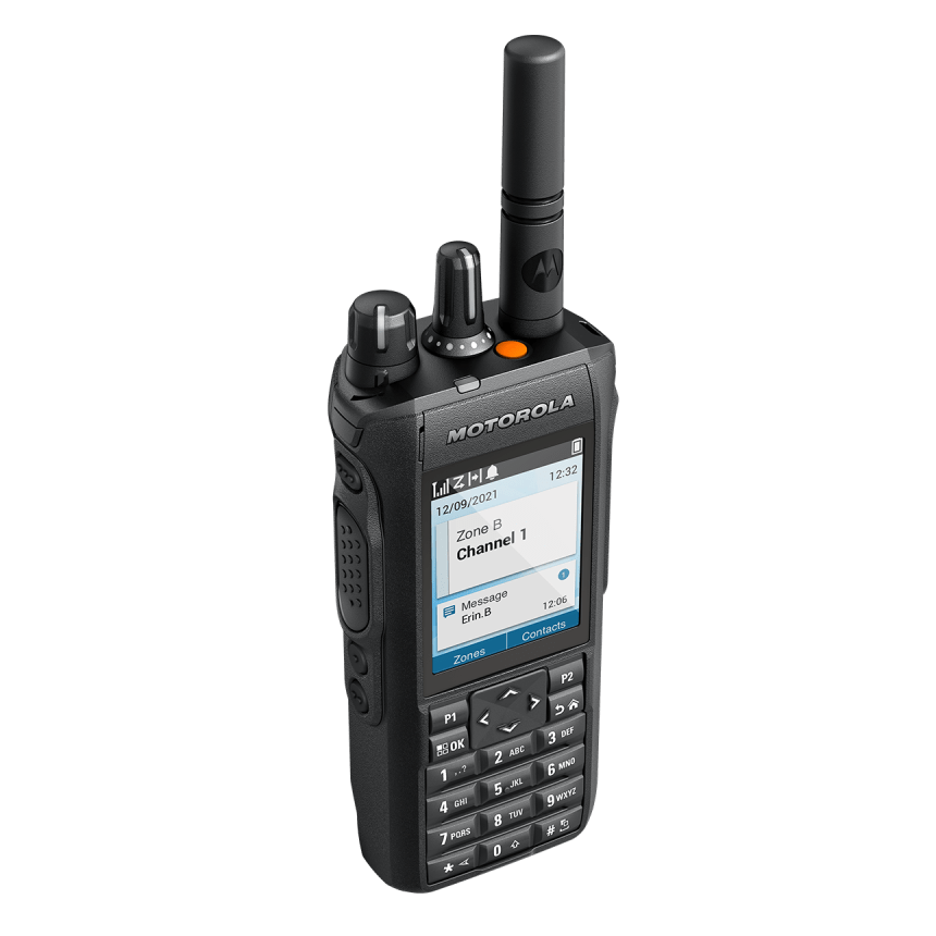 Motorola digitālais pārnēsājamais divvirzienu radio Mototrbo R7A TIA ...